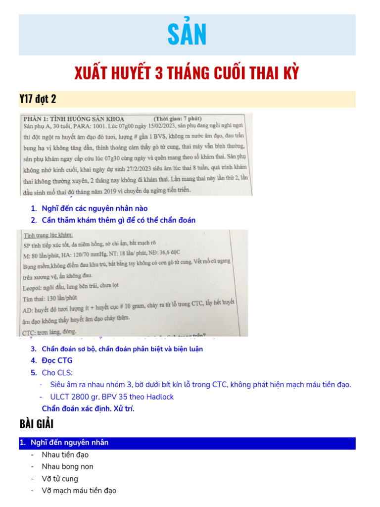 (Đình) (Ôn S N - PH Osce Y6) | PDF