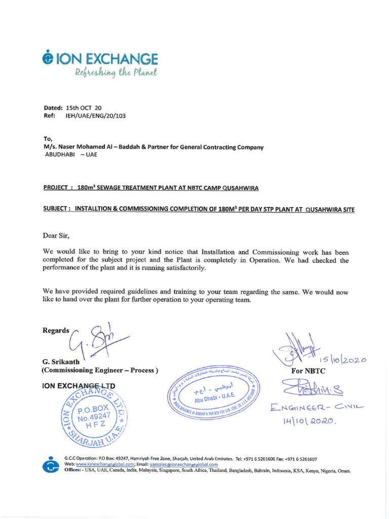 Ion Exchange - Work Completion | PDF