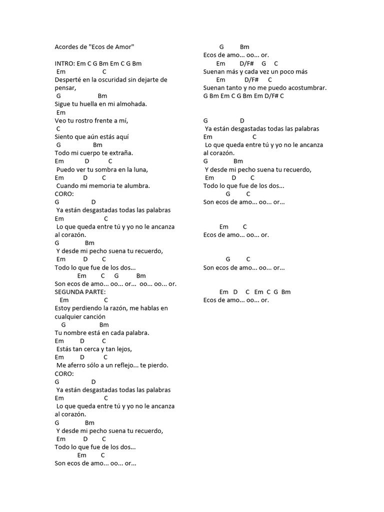 Ecos de Amor Jessey Joy | PDF