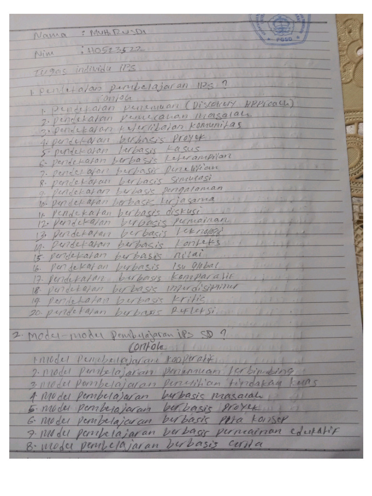 Tugas IPS Contoh | PDF