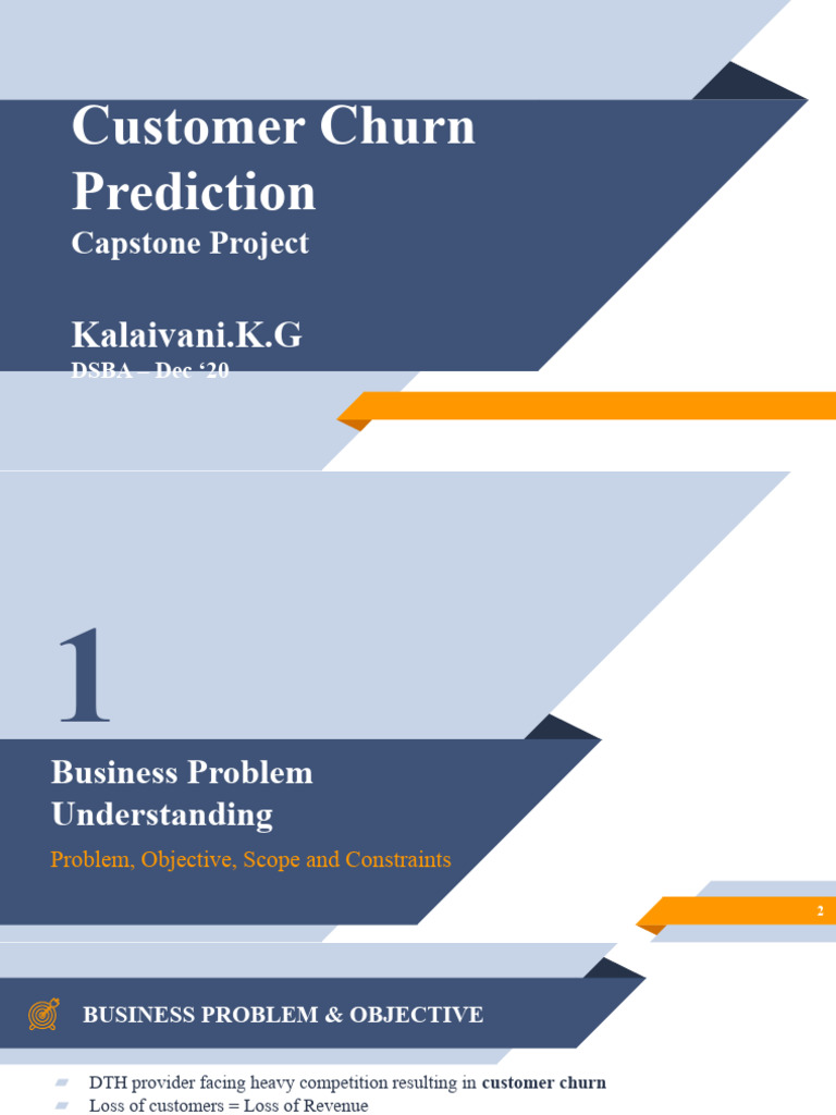Customer Churn Presentation | PDF | Receiver Operating Characteristic | Statistical Classification