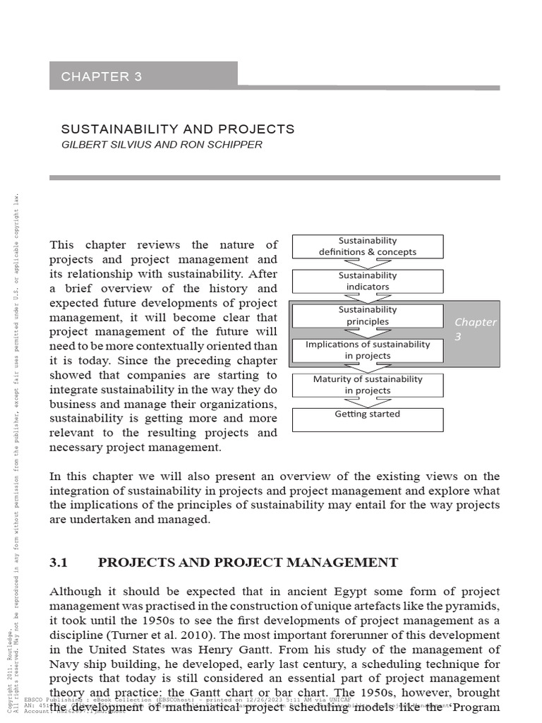 GilbertSilviusR 2011 3SustainabilityAndPro SustainabilityInProje | PDF | Project Management ...