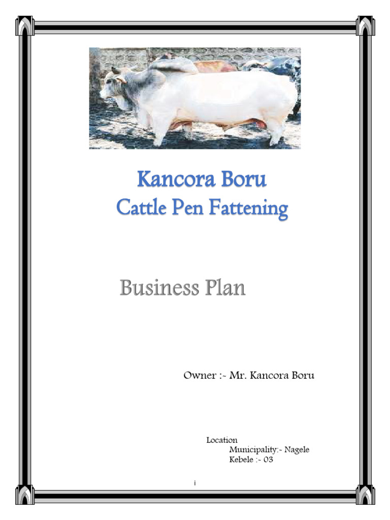 Project Proposal | Download Free PDF | Cattle | Agriculture