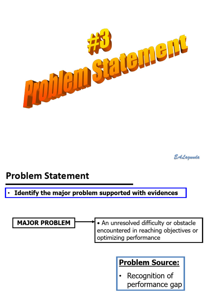 Problem Statement | PDF | Strategic Management | Financial Economics