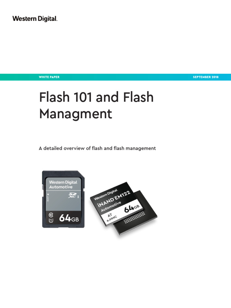 White Paper Sandisk Flash101 Management | PDF | Flash Memory | Computer Data Storage