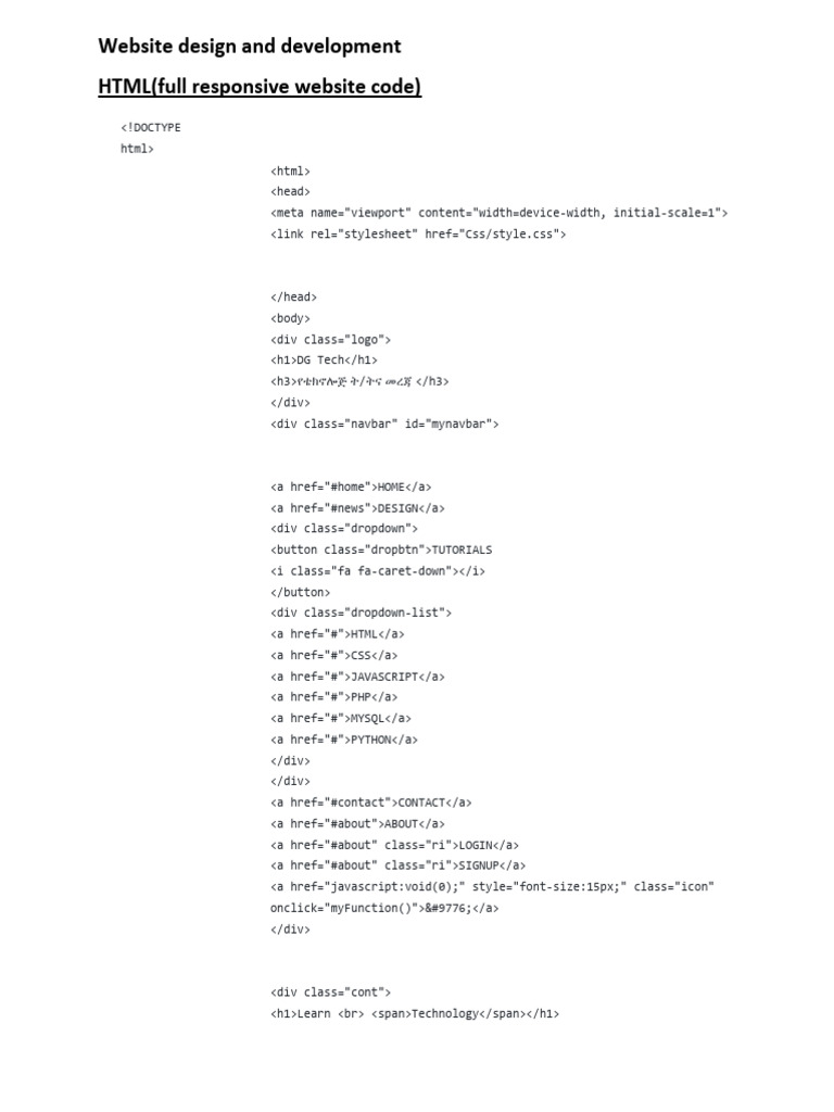 Website Design and Development | PDF | Computing | Web Development