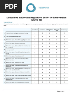 SUDS Scale With Descriptions | PDF | Emotions | Subjective Experience