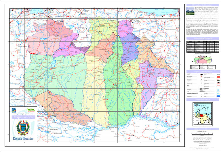 Mapa Politico Guarico | PDF