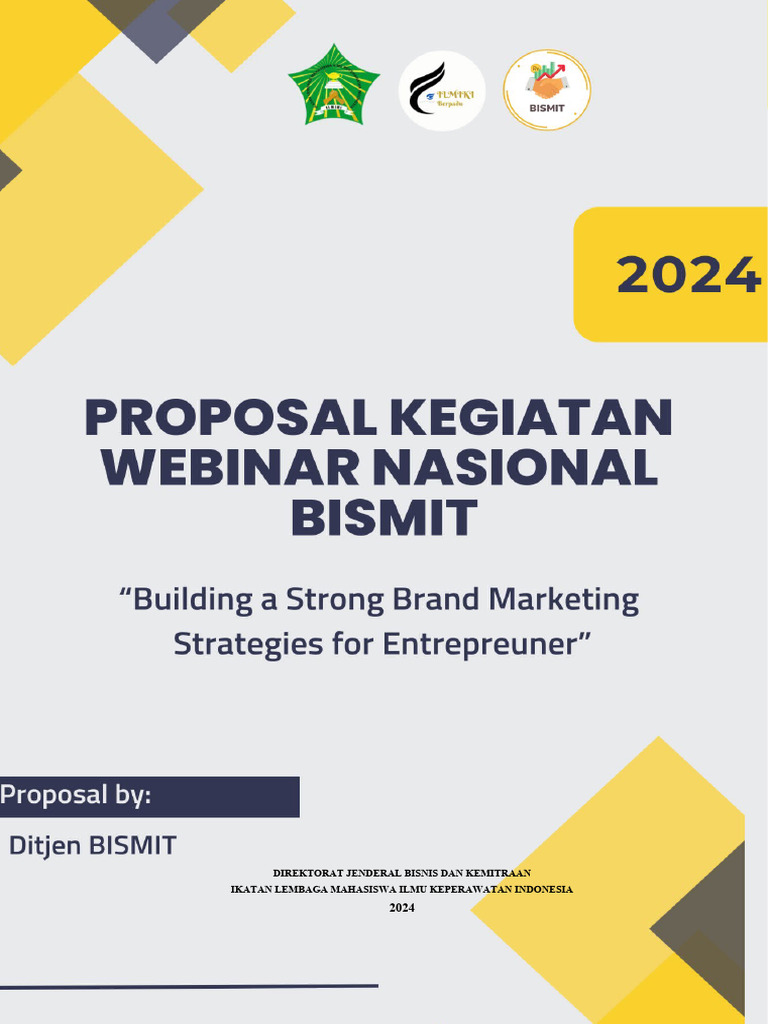 Proposal - Webinar Bismit ILMIKI Nasional 2024 (Repaired) | PDF
