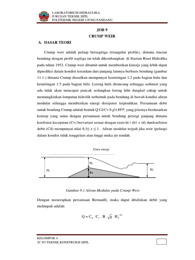 Crump Weir Fix | PDF