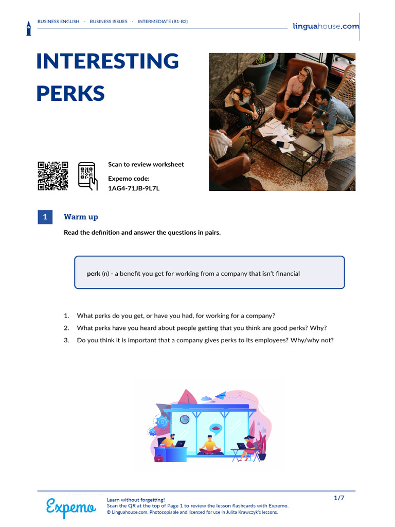 Interesting Perks British English Student 6 | PDF | Vocabulary