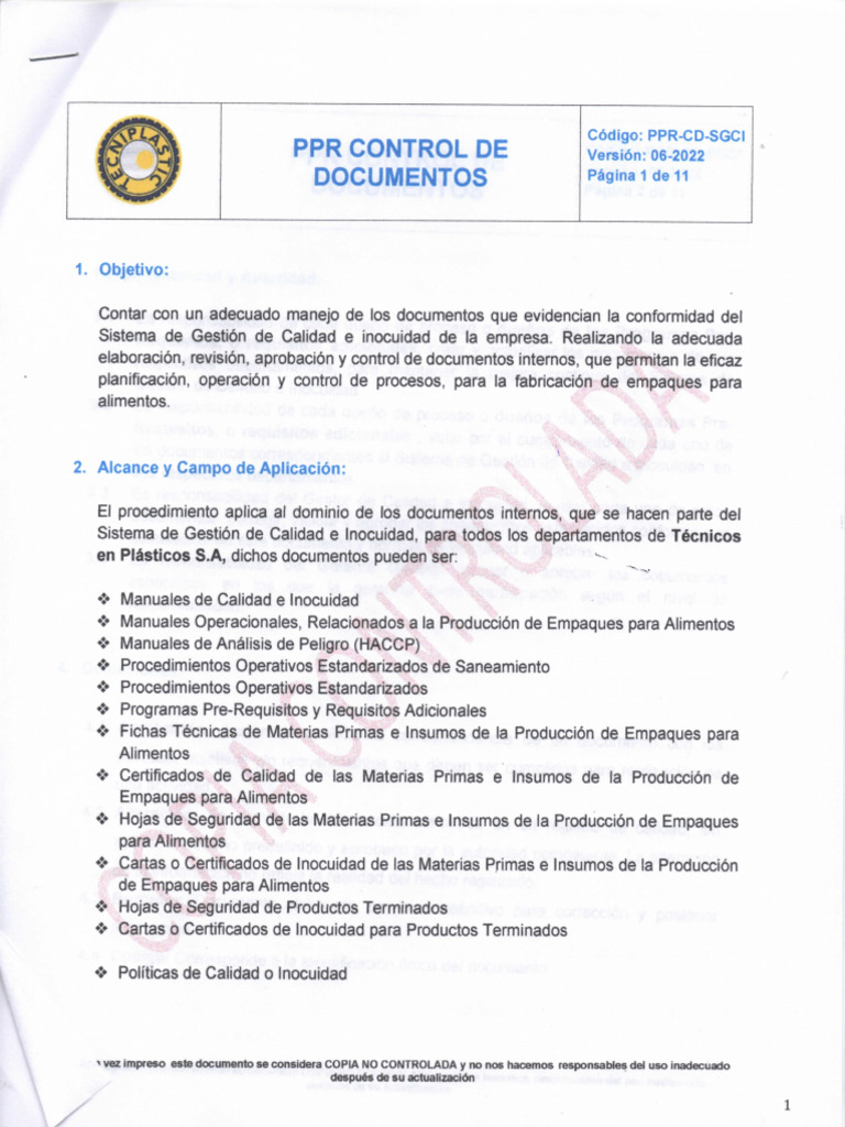 Ppr-Control de Doc. Vr. 6-2022 | PDF | Inteligencia artificial ...