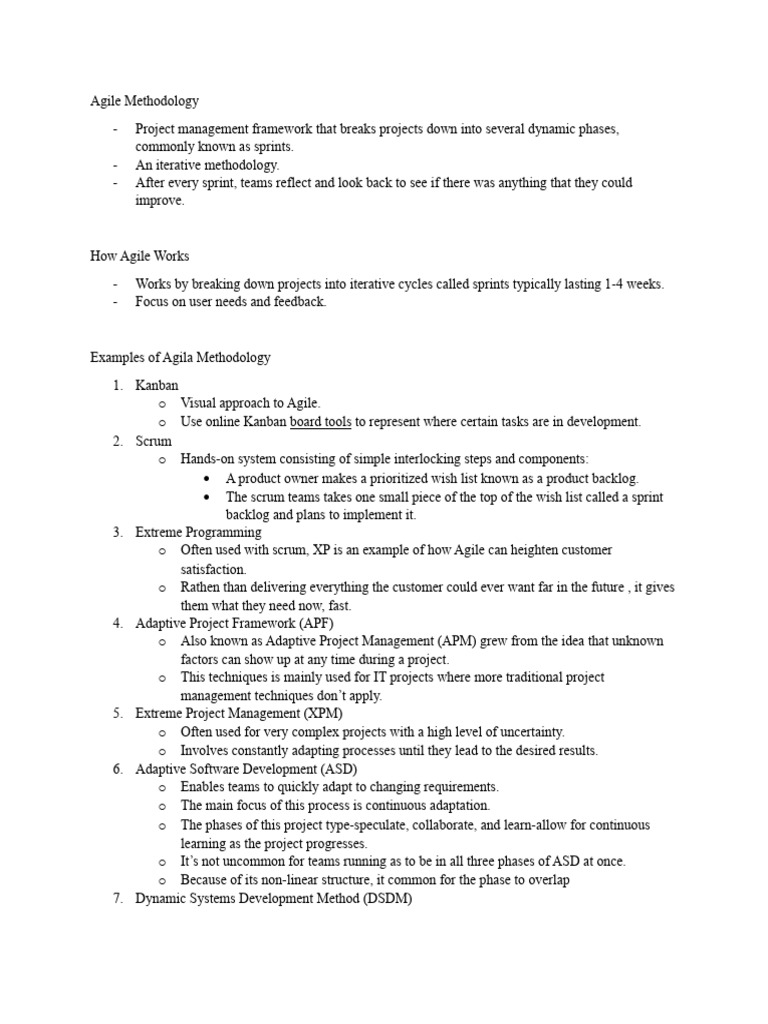 3.1 Agile Methods | PDF | Software Development Process | Agile Software Development