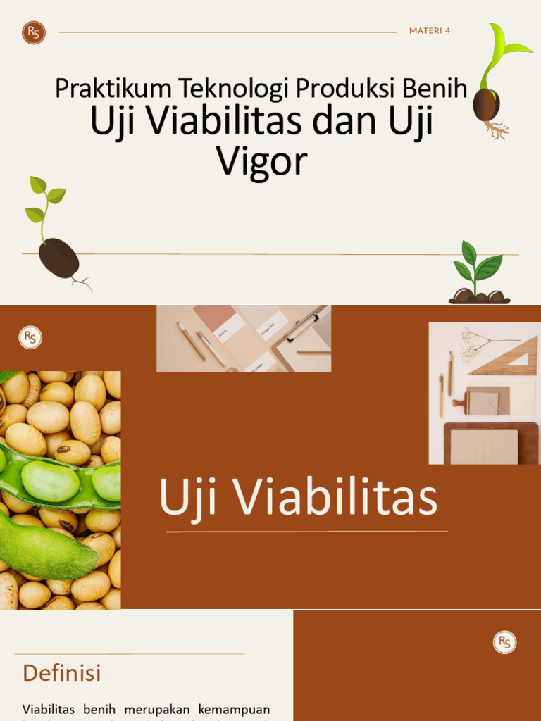 M4 Uji Viabilitas Dan Vigoritas | PDF
