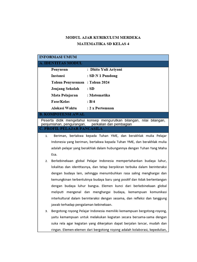 Modul Micro Matematika | PDF