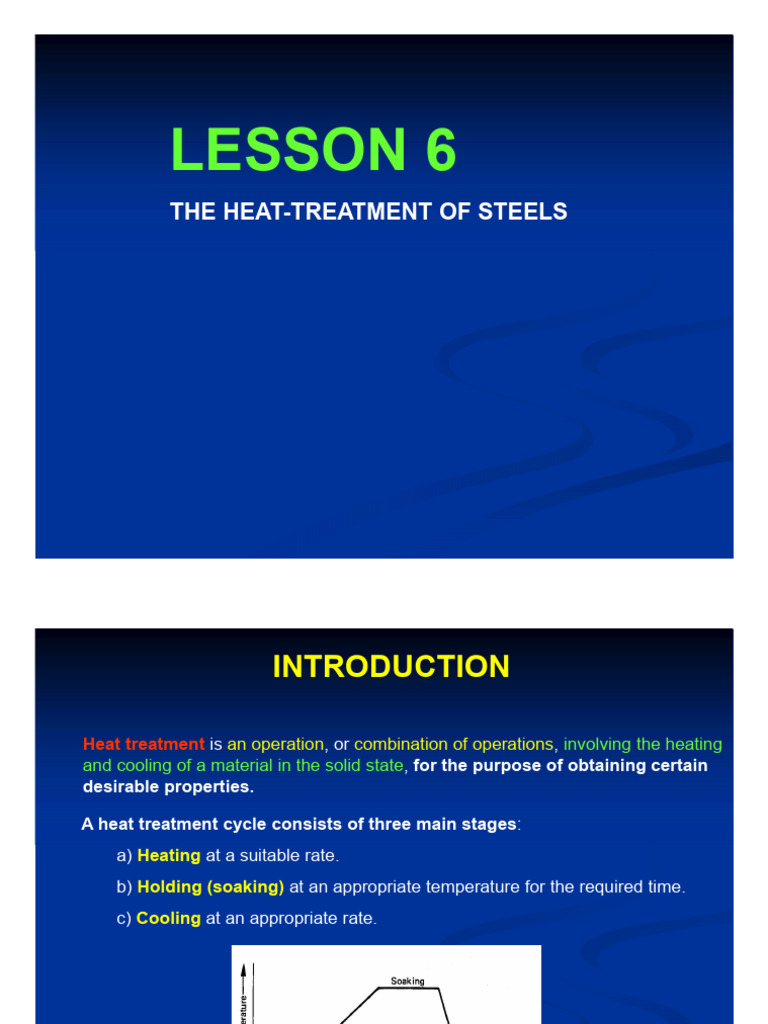 Bab 6 Heat treatment of steels | PDF | Steel | Heat Treating