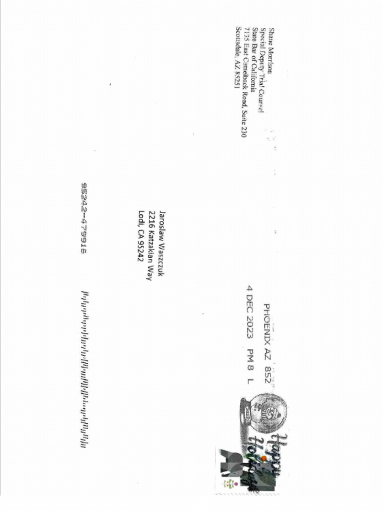 12-1-2023 - State Bar's Special Deputy Trial Counsel Shane Morrison's ...