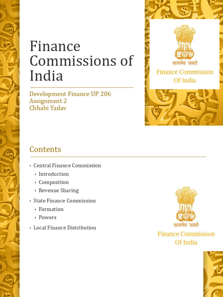 Composition of India's Finance Commissions | PDF | Taxes | Government