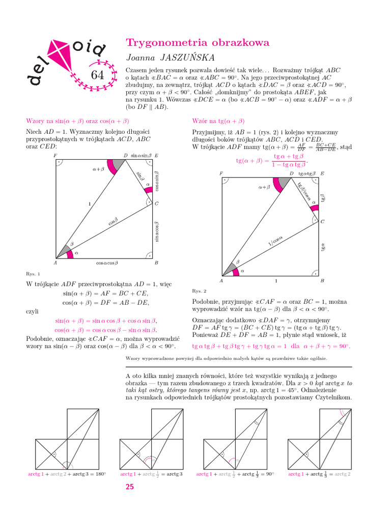 delta-2014-04-trygonometria-obrazkowa | PDF