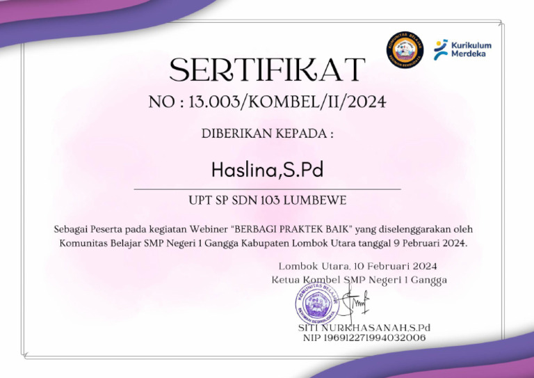 Haslina, S PD | PDF