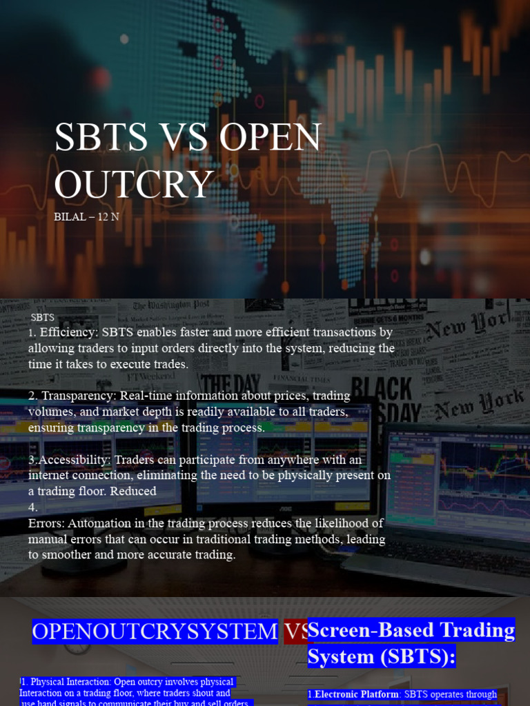 Sbts Vs Open Outcry | PDF