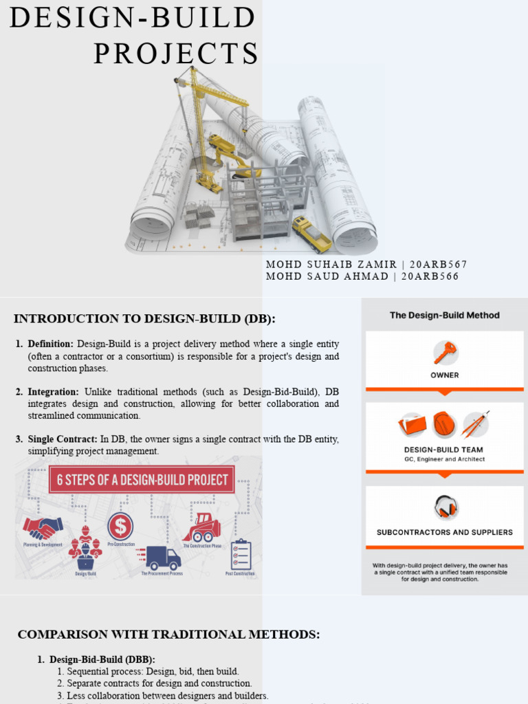Design-Build Project Overview | PDF | Design | Engineering