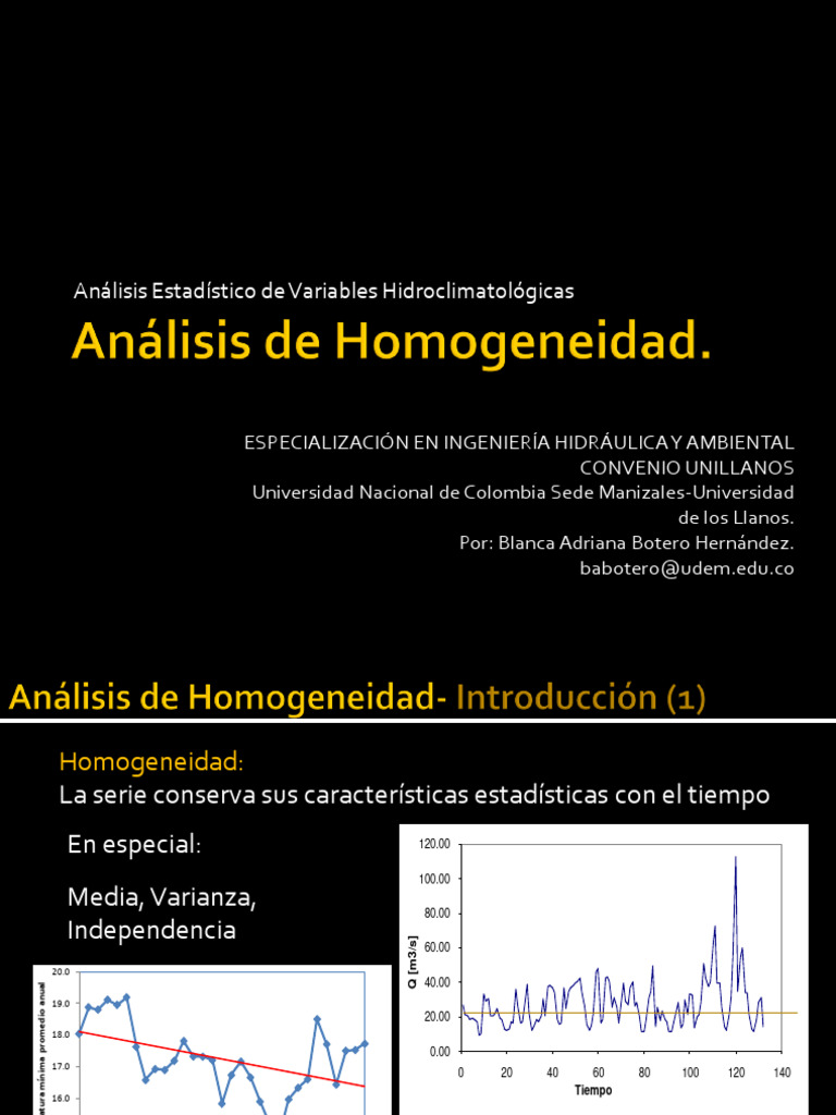 03 - Análisis de Homogeneidad | PDF | Estadística | Distribución ...