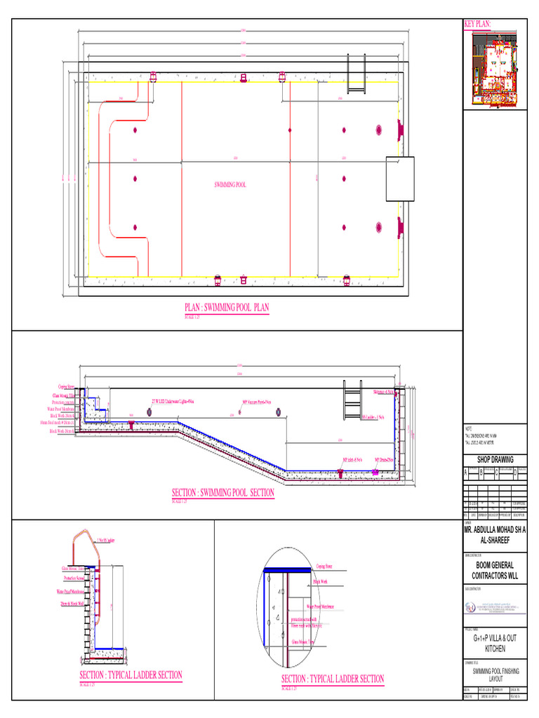 Swimming Pool Finishing Layout13-Layout1 | PDF