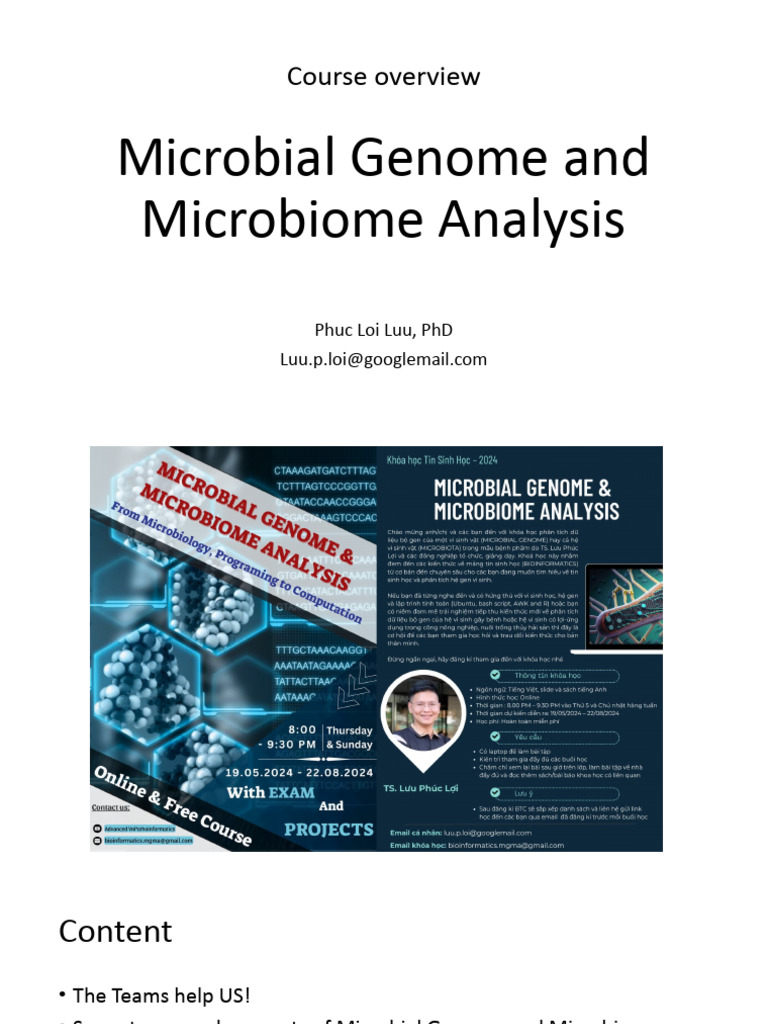 Introduction To Microbial Genome and Microbiome 20240519 | Download Free PDF | Whole Genome ...