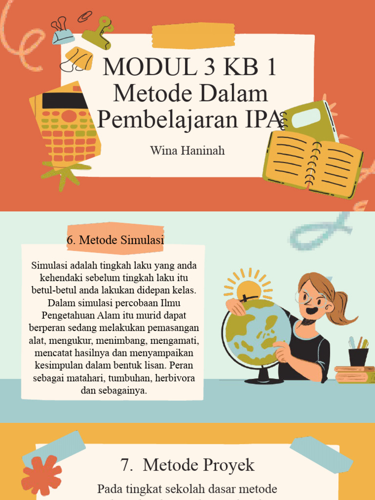 MODUL 3 KB 1 Metode Dalam Pembelajaran IPA | PDF