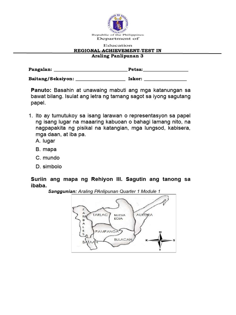 RAT - AP - Grade 3-REFINED | PDF