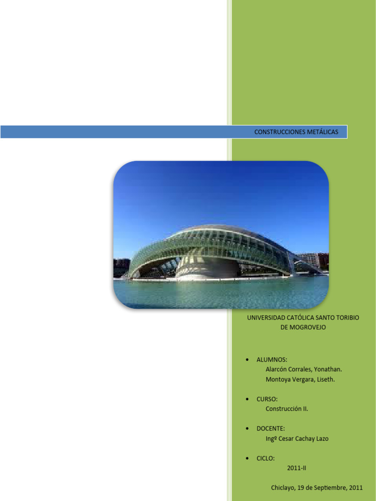 Construcciones Metálicas-Construcción II | PDF | Acero | Viga (Estructura)