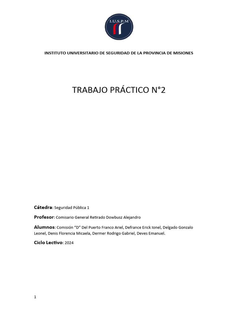 tp2 Seg Pub1-1 | PDF | Arbitraje | Mediación