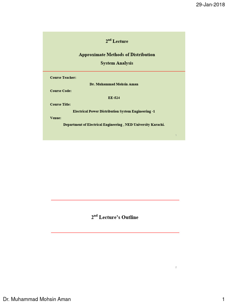 2nd Lecture | PDF | Electronics | Electronic Engineering