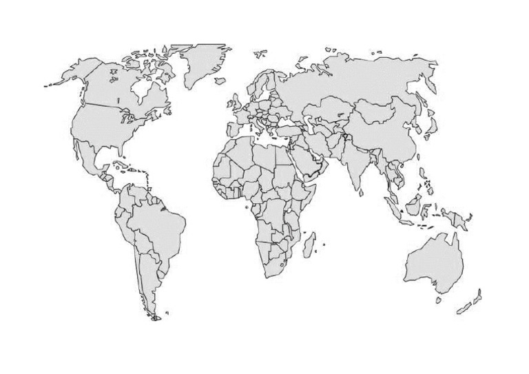Slijepa Karta Svijeta | PDF