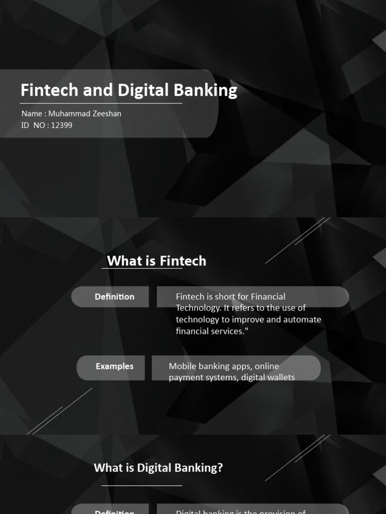 Fintech and Digital Banking | PDF