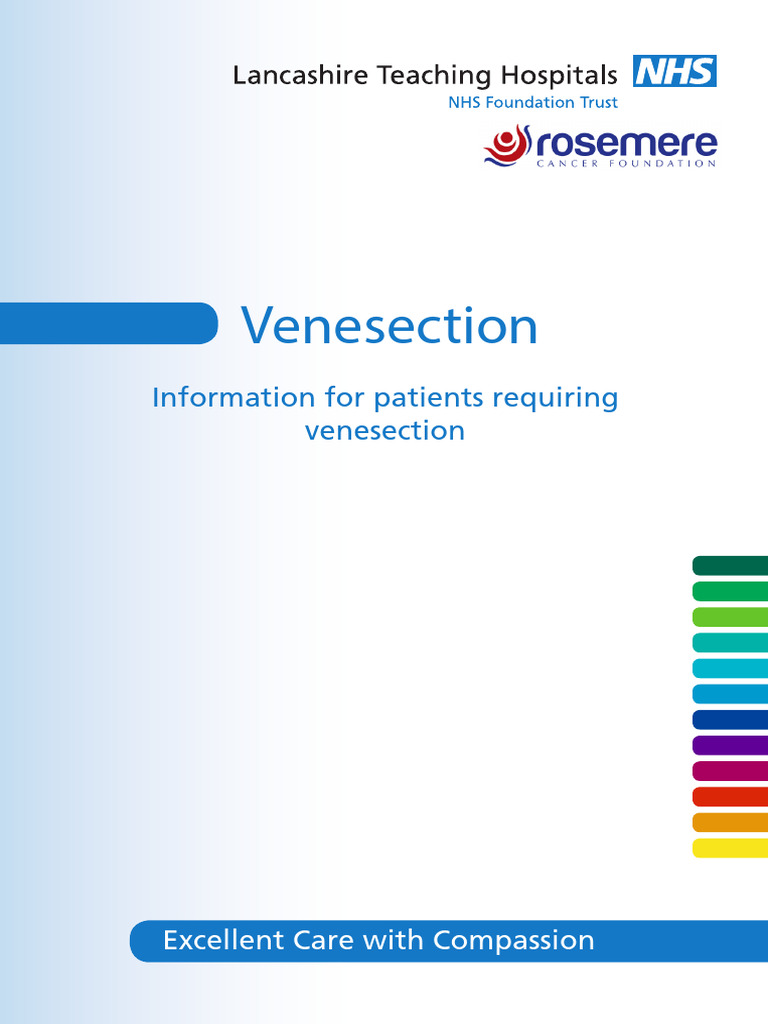 Venesection | PDF | Clinical Medicine | Medical Specialties