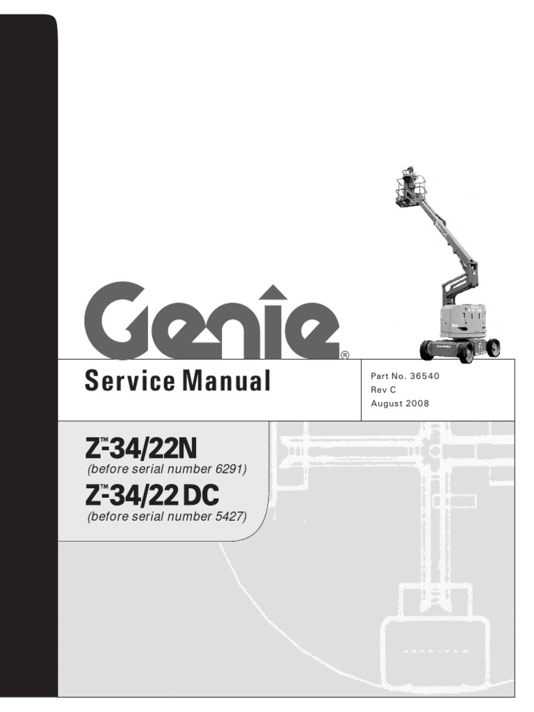 Manual Genie P1 Pdf Electric Motor Manufactured Goods