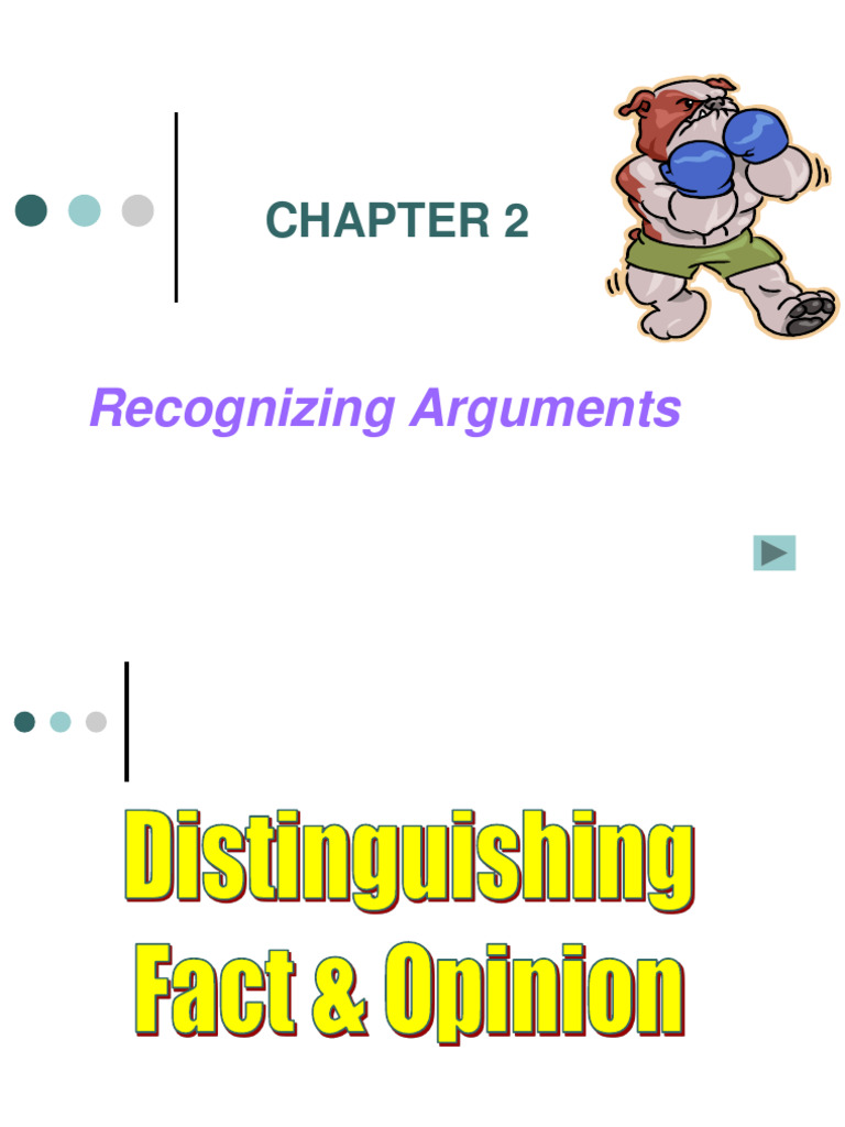 Chapter 05 - Critical Thinking Part 2 | PDF | Argument | Question