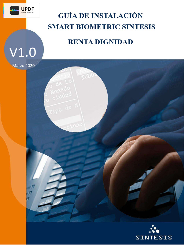 GUIA DE INSTALACION SMART BIOMETRIC SINTESIS RD v1.0 | PDF | Biometría ...