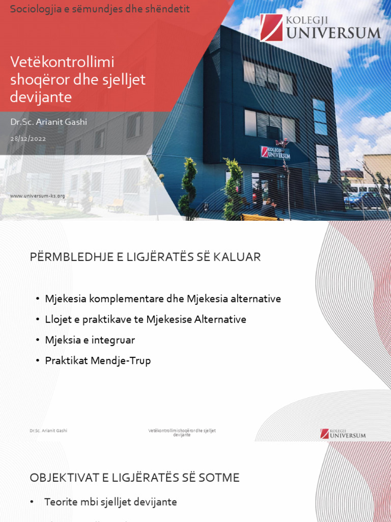 INV0018 - Java 10 - Vetkontrollimi Shoqeror Dhe Sjelljet Devijante - 28 ...