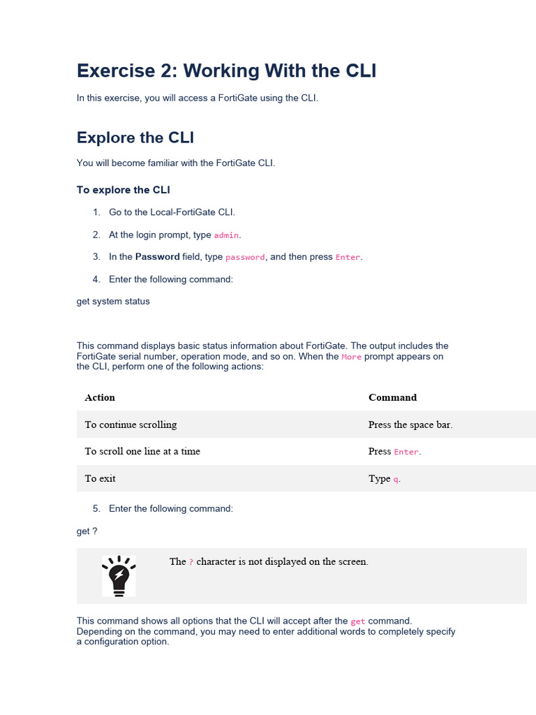 Exercise 2 | PDF | Command Line Interface | Graphical User Interfaces