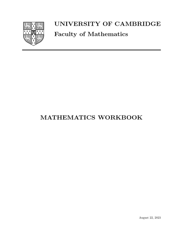 Workbook | Download Free PDF | Matrix (Mathematics) | Euclidean Vector