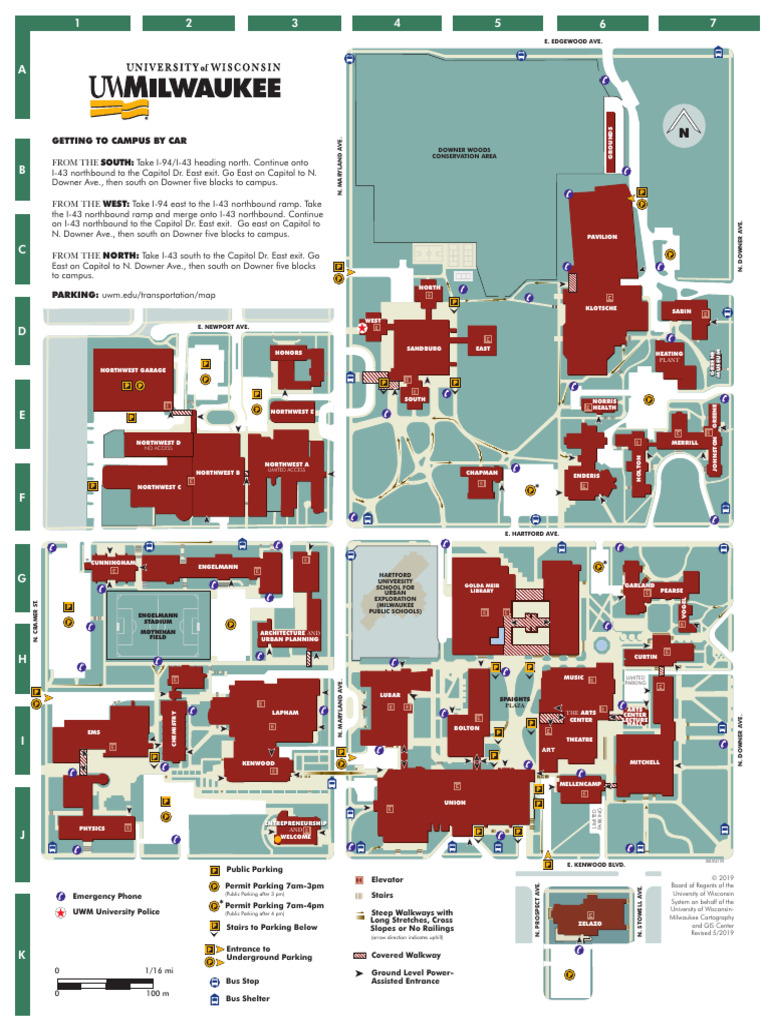 Campus Map Color | Download Free PDF | Cartography | Geographical ...