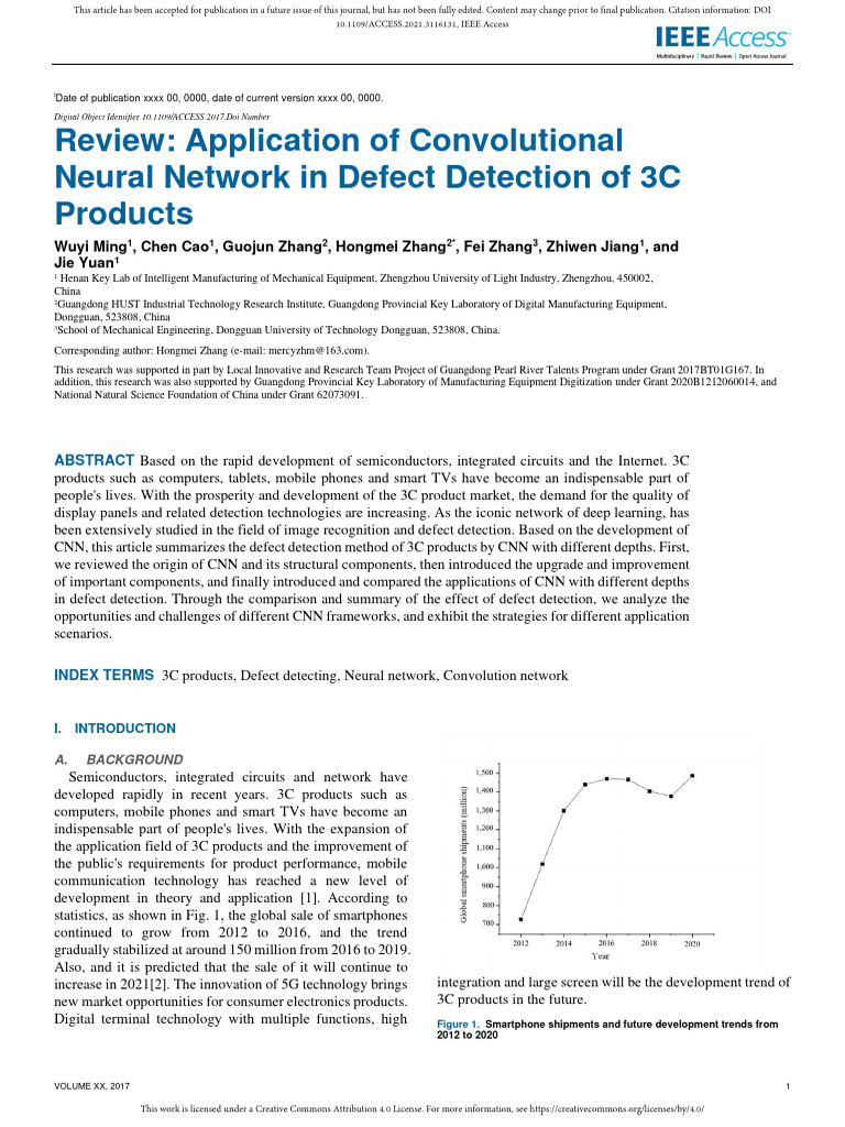 Review Application of Convolutional Neural Network | PDF | Applied ...