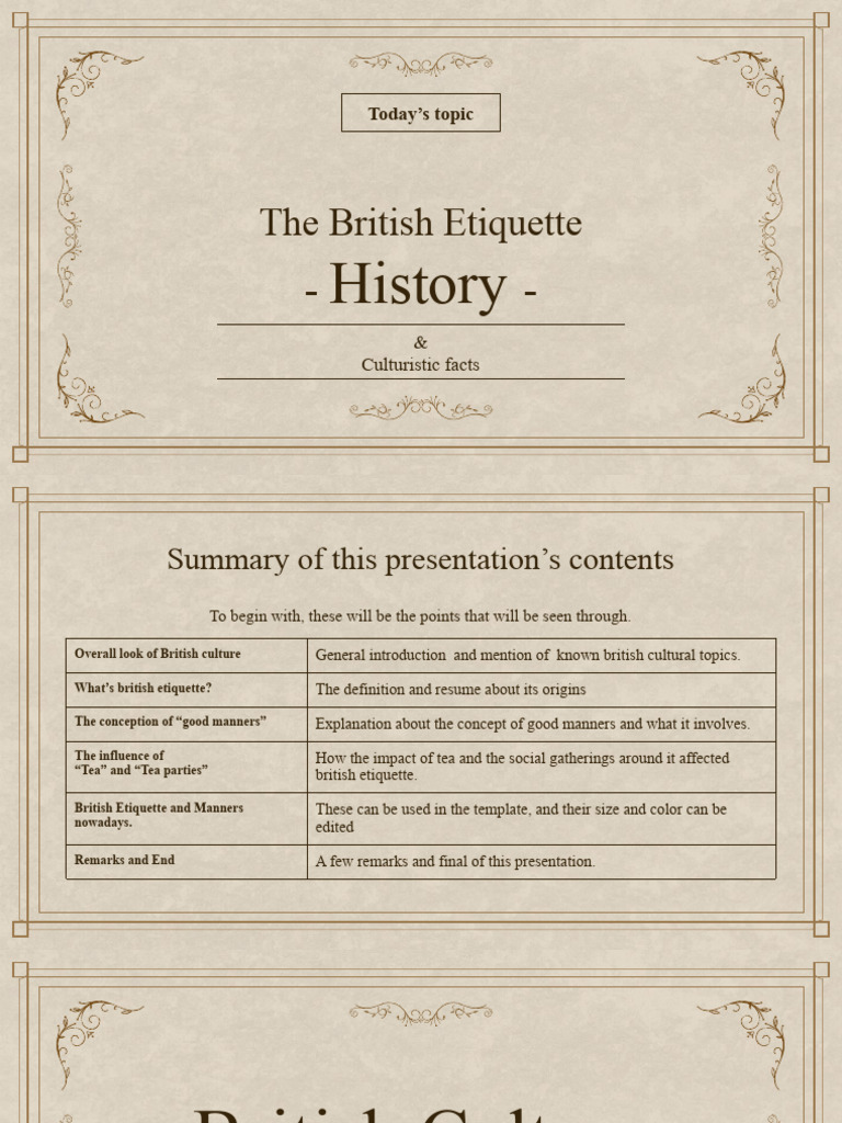 Understanding British Etiquette | PDF | Planets | Etiquette