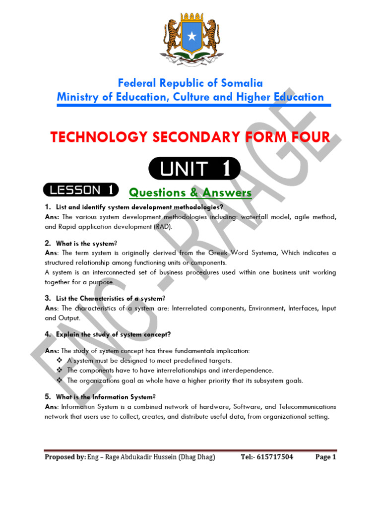 Complete Technology Form 4 - 231126 - 191939 | Download Free PDF | Software Development Process ...