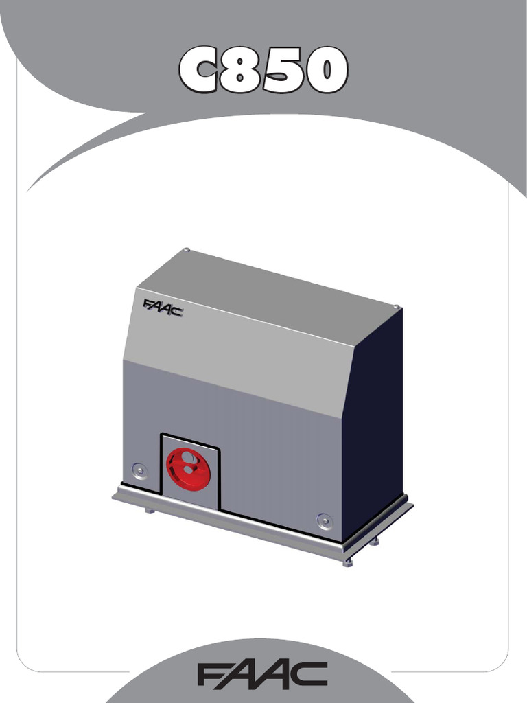 FAAC E850 Control Board Manual | PDF | Switch | Electrical Engineering
