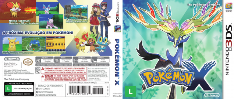 Capa Pokemon X Impressão | PDF