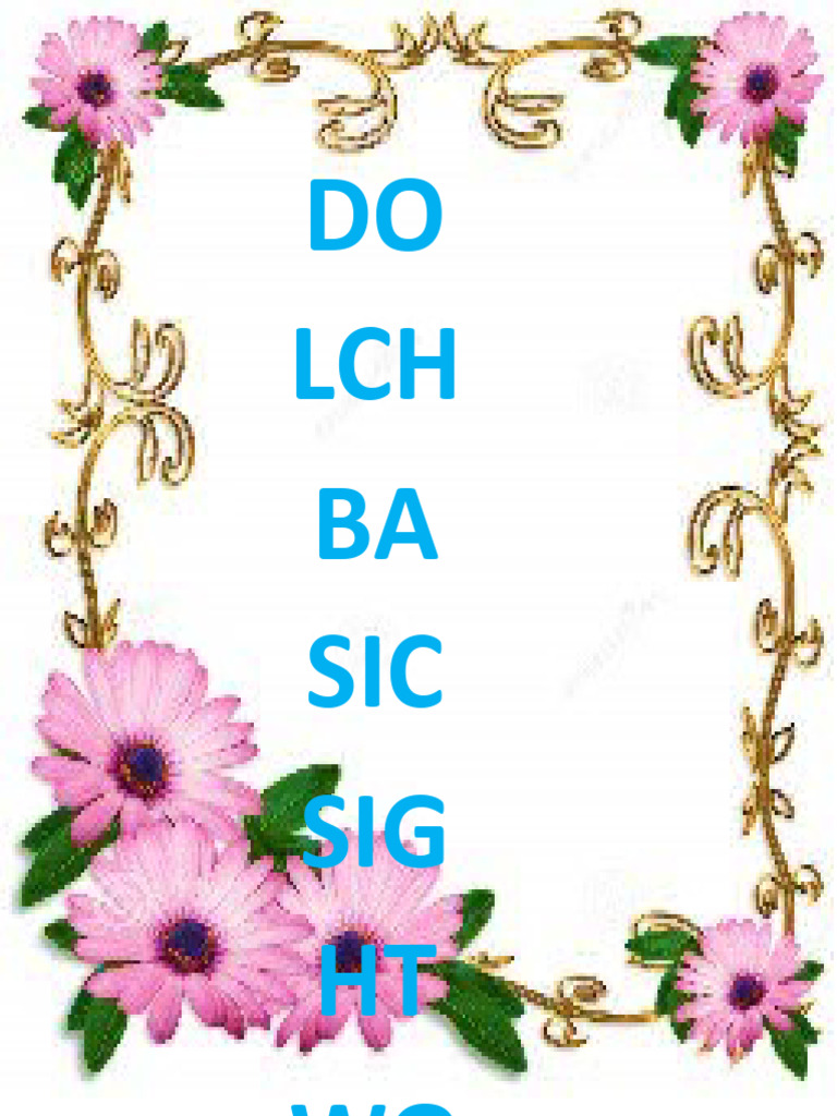 Dolch Basic Sight Words | PDF